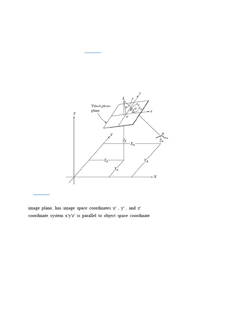 Development of Collinearity Condition Equations | PDF