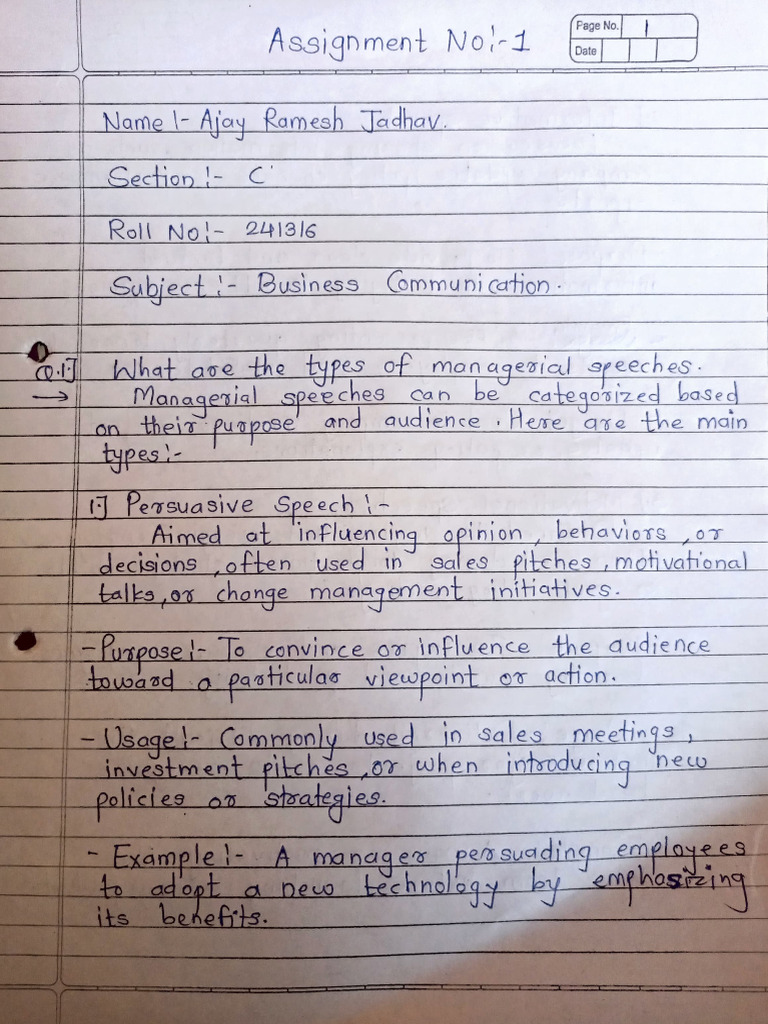 Assignment no.1 Bcom | PDF