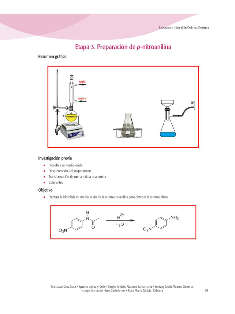 Etapa 3. Preparación de P-Nitroanilina | PDF