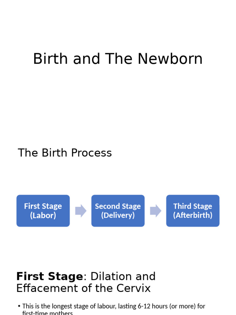 Birth and The Newborn | PDF | Childbirth | Caesarean Section