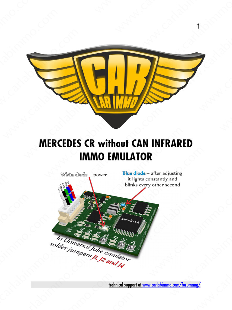 Mercedes CR Without Can Infrared | PDF