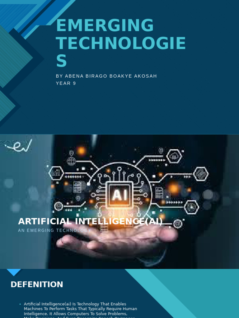 EMERGING TECHNOLOGIES | PDF | Quantum Computing | Nanotechnology