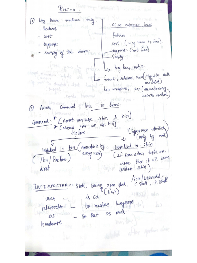 Rhcsa Linux Hand Written Notes | PDF