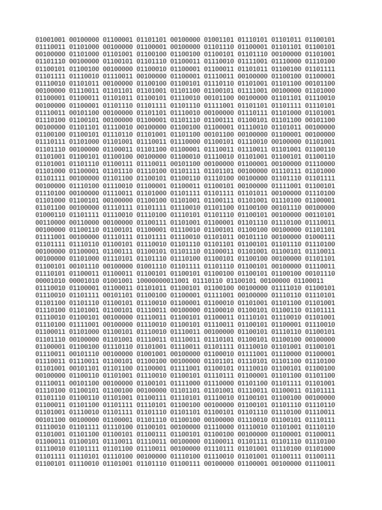 Hacker Intro Binary | PDF