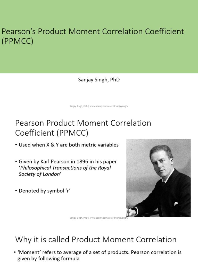 1.2 2 Pearson Correlation PDF | PDF | Statistical Theory | Statistical Analysis