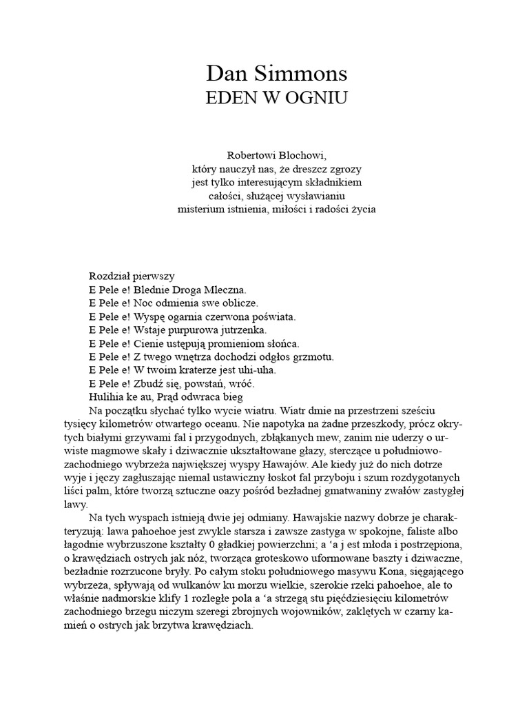 Simmons Dan - Eden W Ogniu | PDF