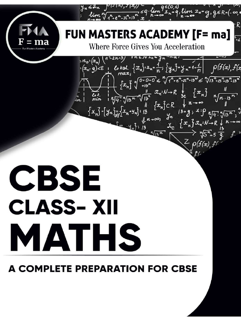 CBSC Class 12 Maths Complete File | PDF | Function (Mathematics ...