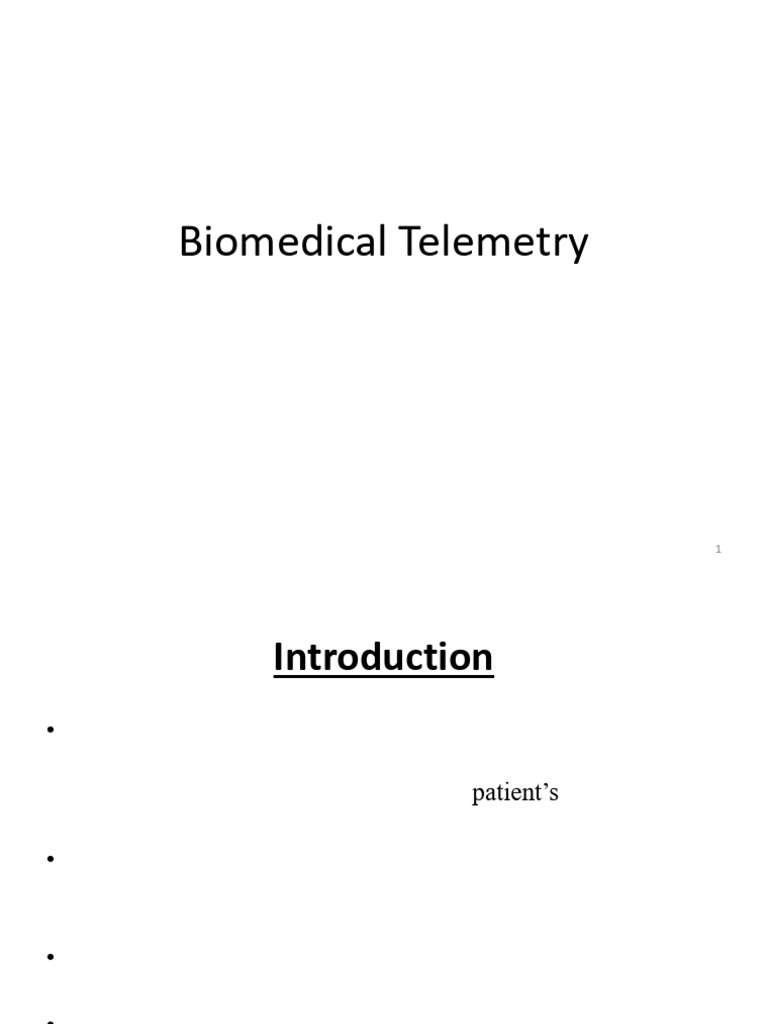 Advances in Biomedical Telemetry Systems | PDF | Modulation | Heart