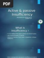 ACTIVE & PASSIVE INSUFFICIENCY PATTERN New | PDF