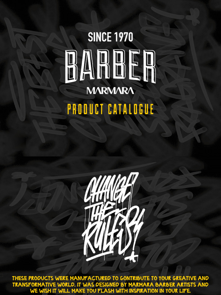 Каталог Marmara Barber | PDF | Shaving | Human Appearance