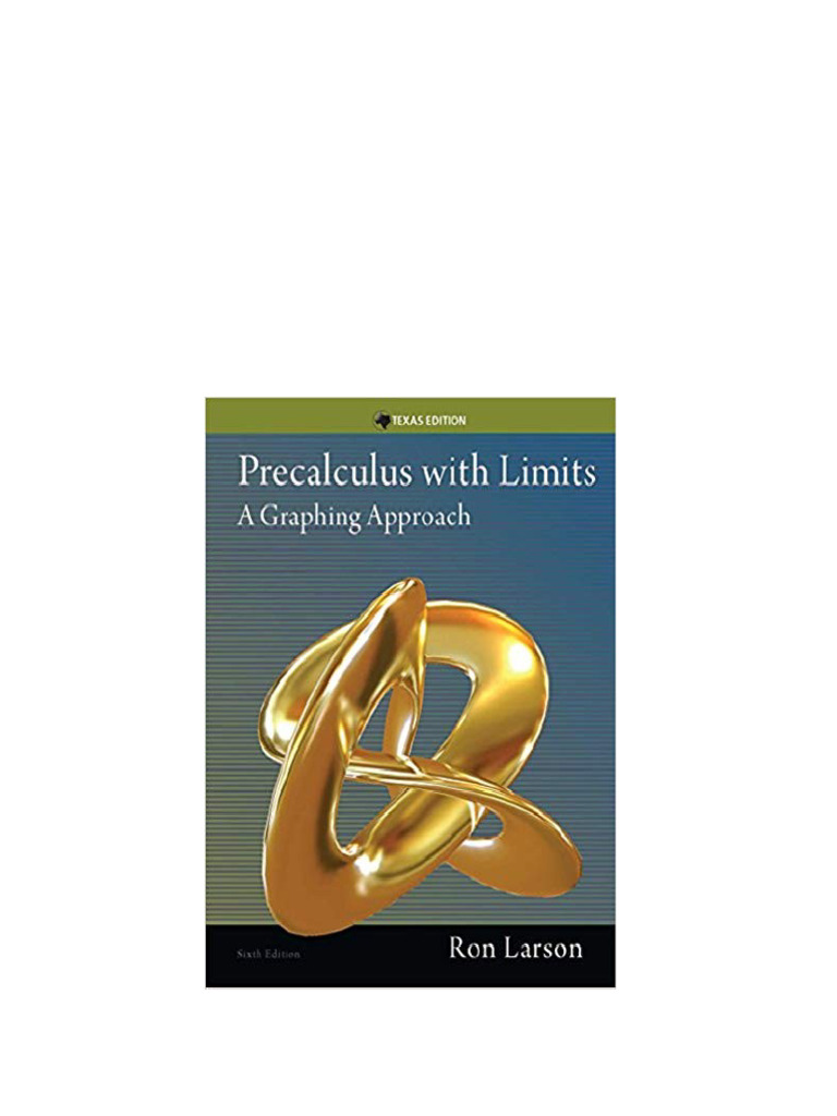 (Ebook PDF) Precalculus With Limits: A Graphing Approach, Texas Edition 6th Edition Download ...
