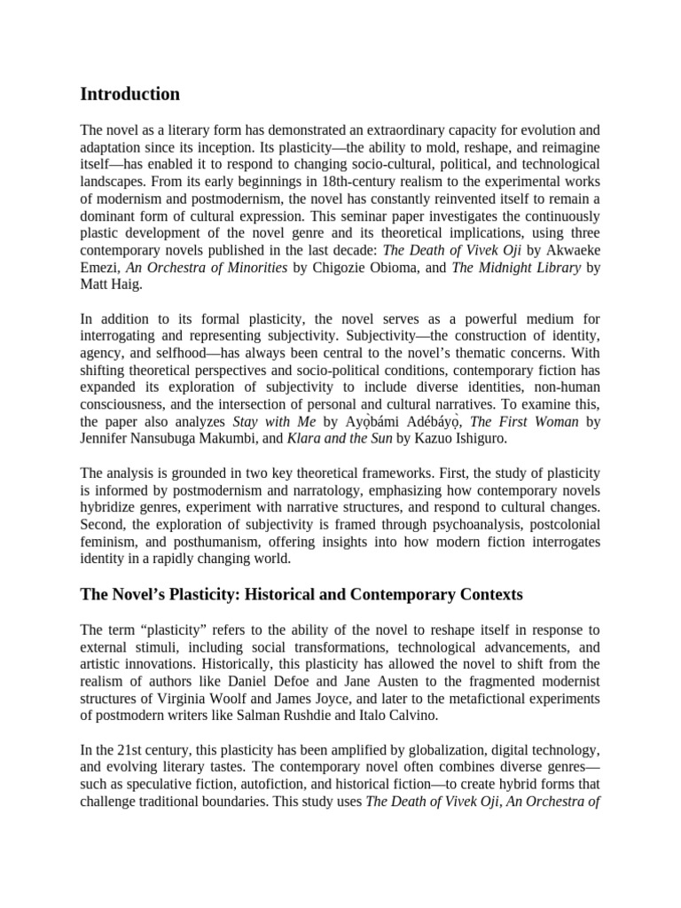 Theory of Fiction Assignment | PDF | Narrative | Intersectionality