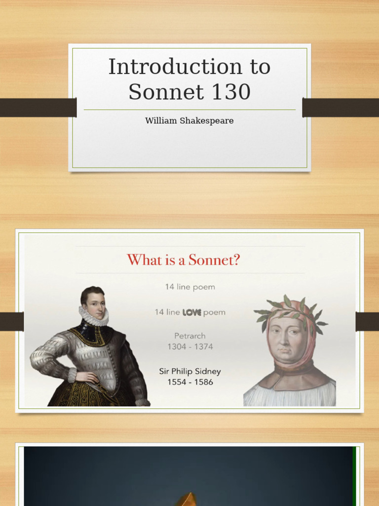 Introduction To Sonnet 130 LMS | PDF