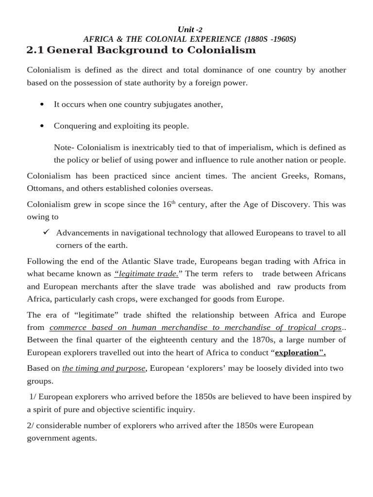 Grade - 10 - Word Edited 2-3 His | PDF | Ethiopia | Colonialism