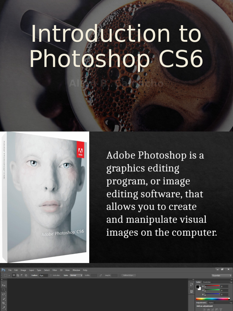 Introduction to Photoshop CS6 | PDF | Adobe Photoshop | Cyan
