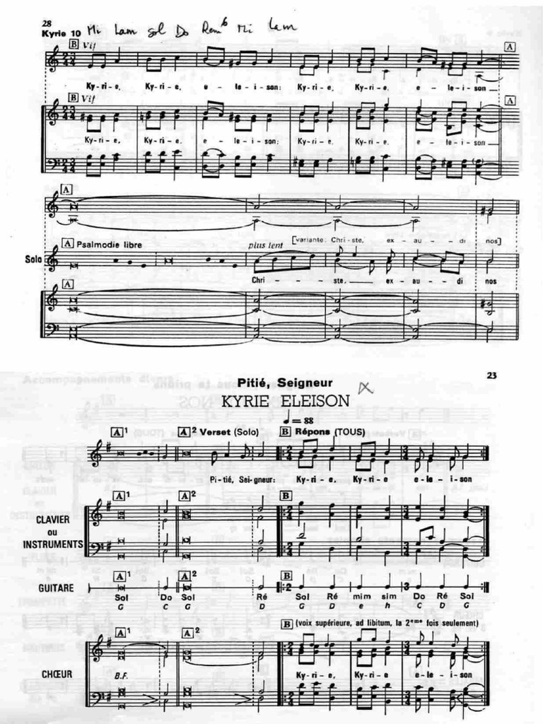 Taize_-_Kyrie_10_et_kyrie_eleison | PDF