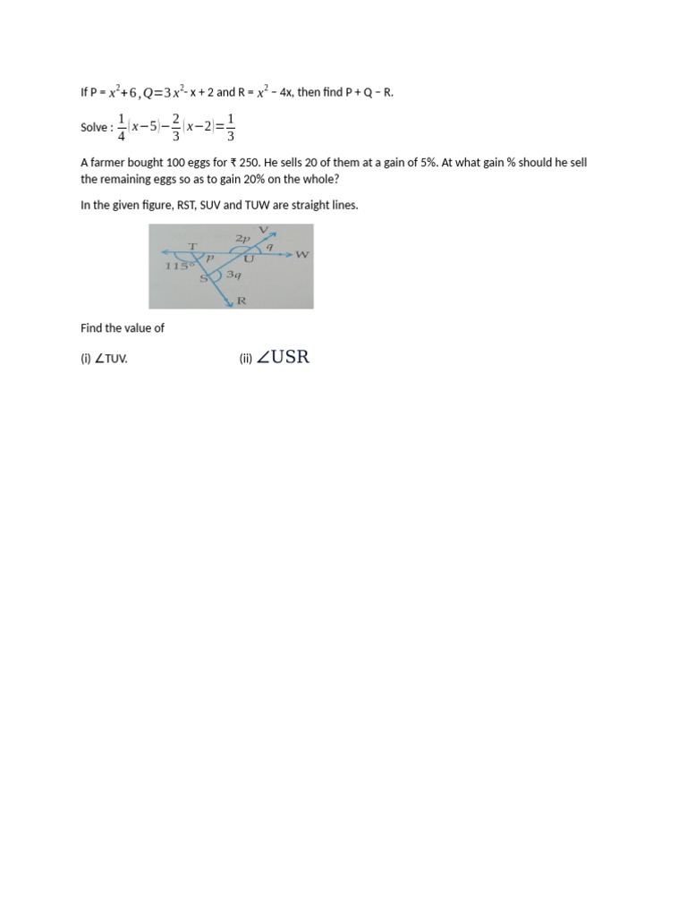 Class 7 Math | PDF