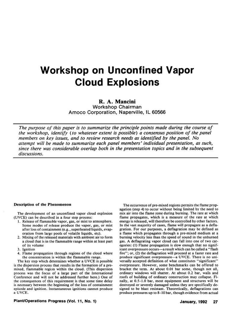 Prsb.720110112 Workshop on Confined Explosion | PDF | Combustion ...