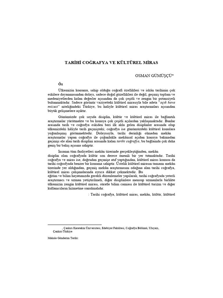 Tarihi_Cografya_ve_Kulturel_Miras | PDF