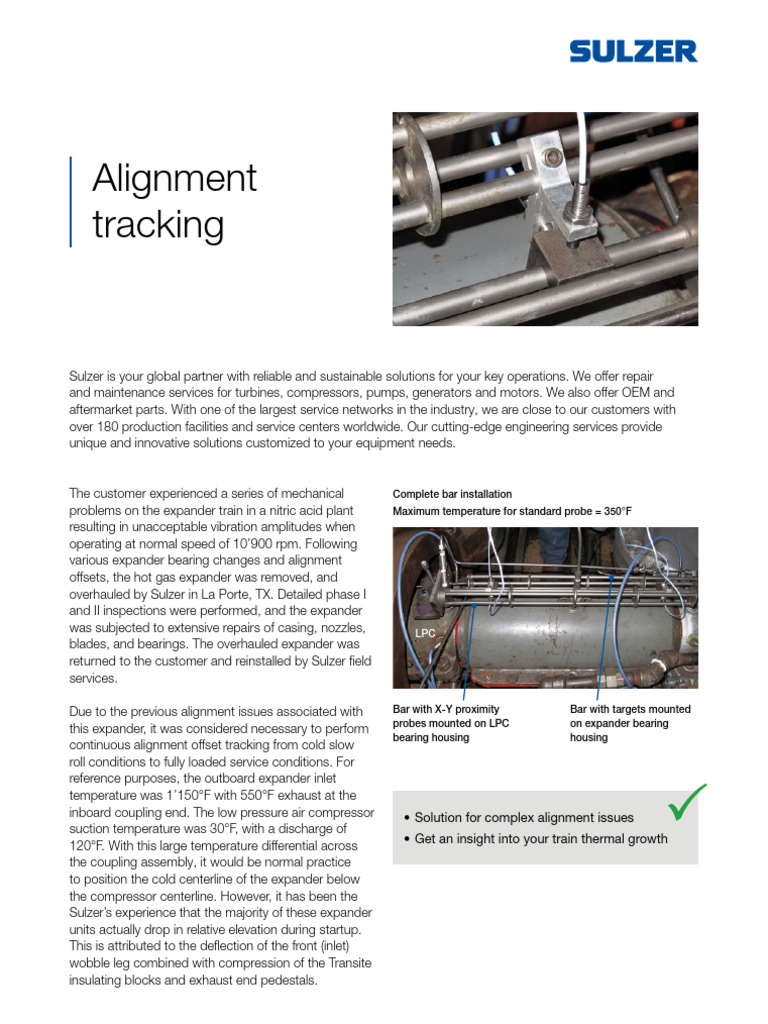 Alignment Tracking E10538 en 180823 Web | PDF | Pump | Energy Technology