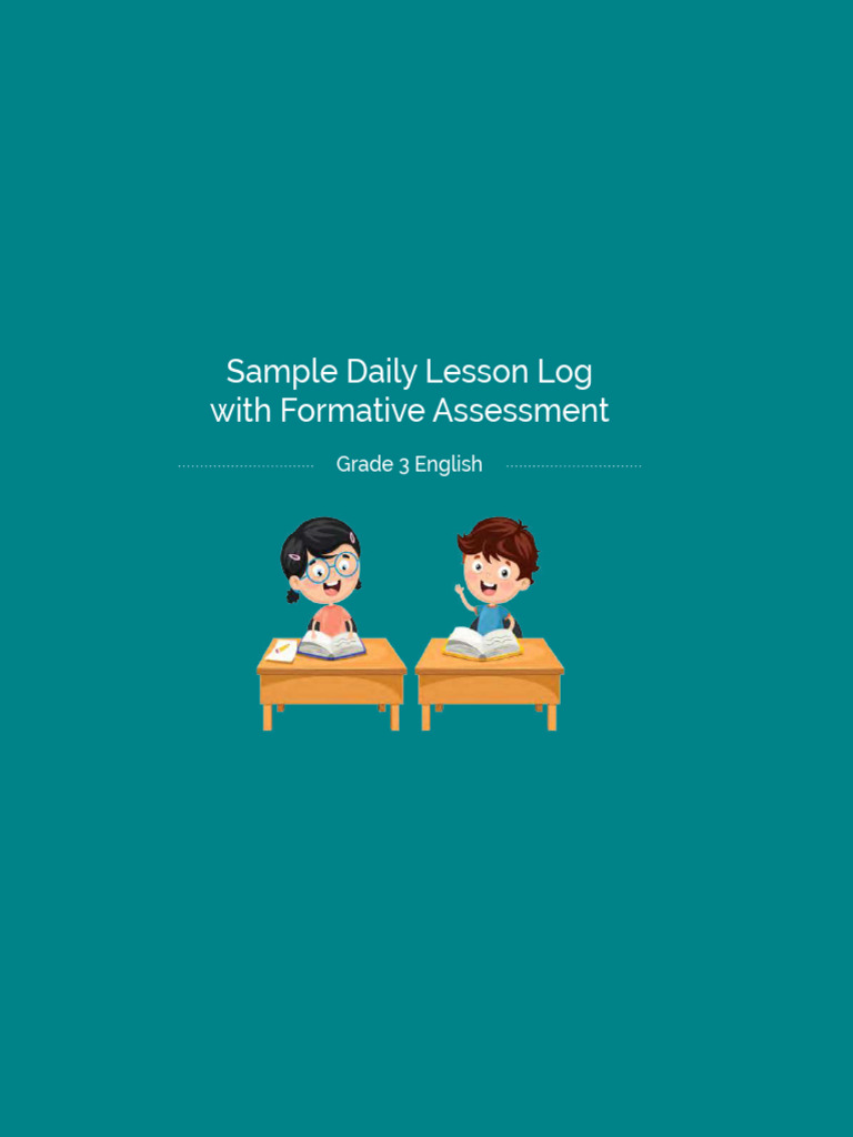 MG Lesson Log With Formative Assessment | PDF | Area | Learning