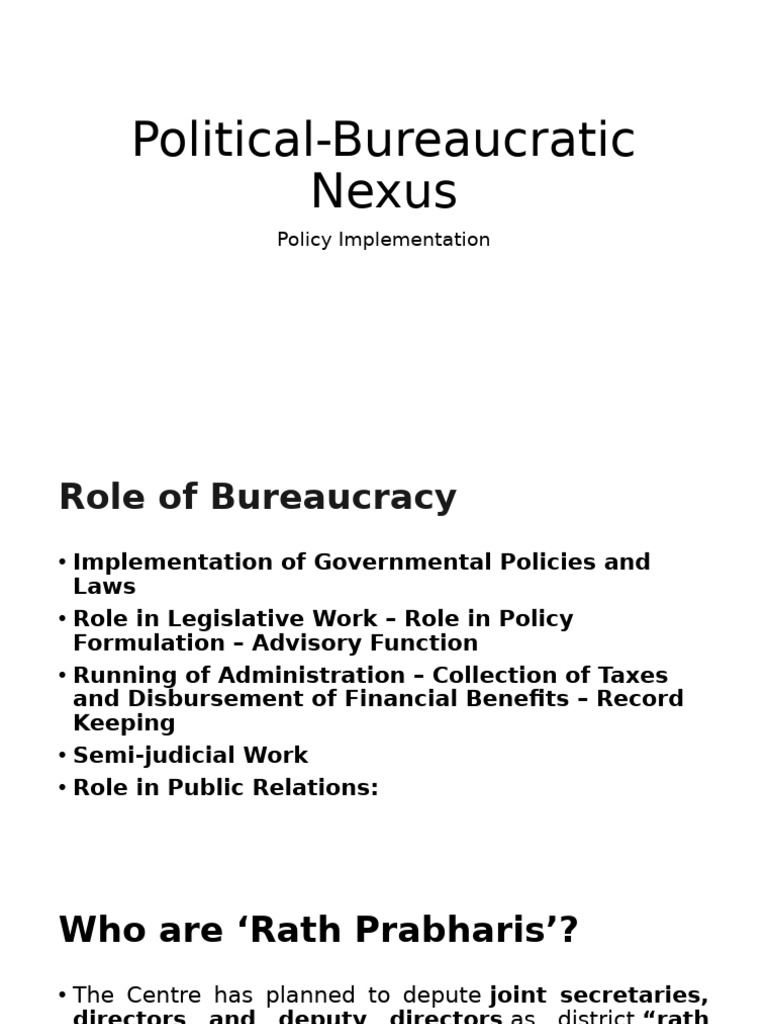 Politicization of Bureaucracy in India | PDF | Bureaucracy | Accountability