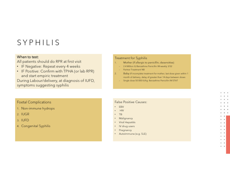 Syphilis Testing and False Positives | PDF