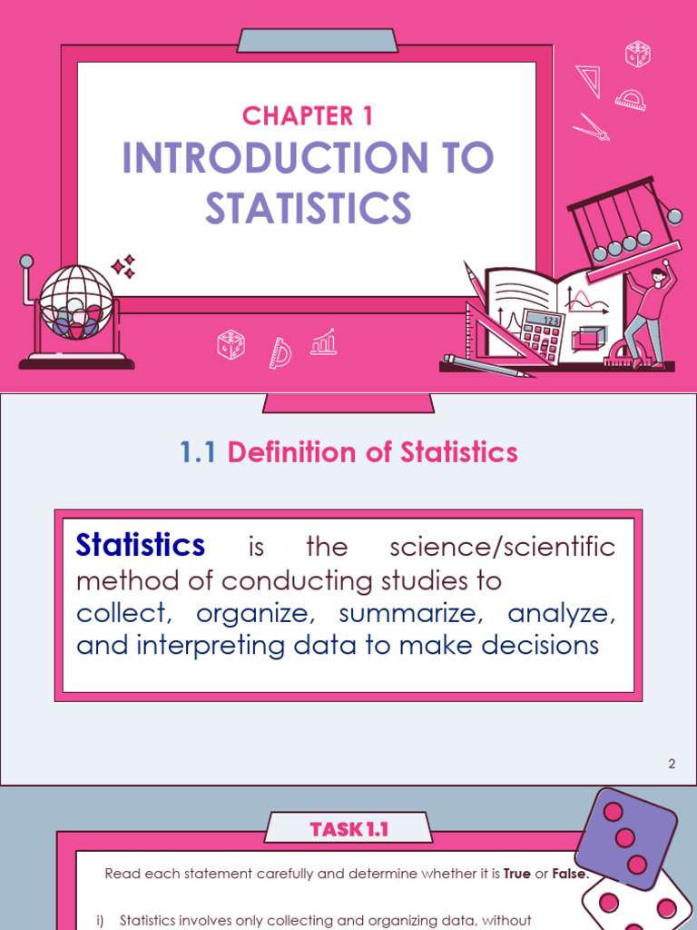 Chapter 1 INTRODUCTION TO STATISTICS (New) | PDF | Sampling (Statistics ...