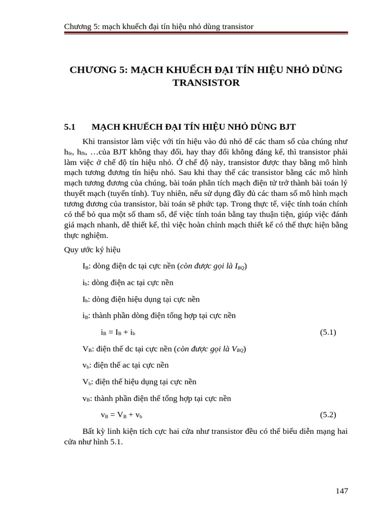 Chapter5_SmallAmplificationCircuit | PDF