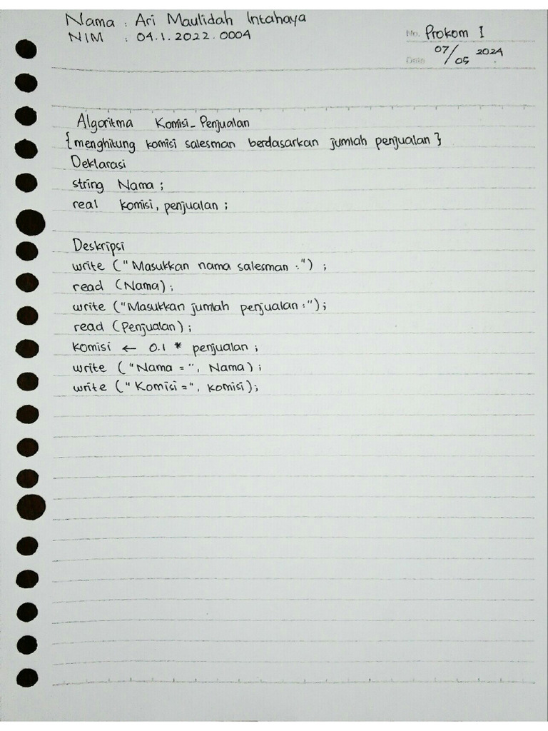 Uts Prokom 1 Ari Maulidah Intahaya | PDF