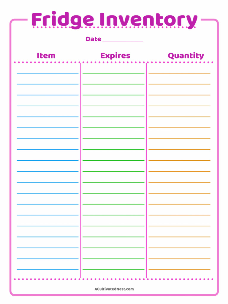FridgeInventory ACN PDF | PDF