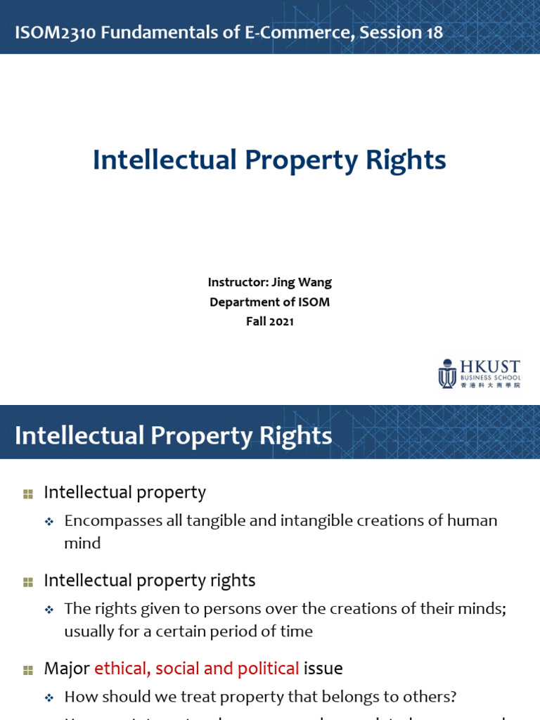 Understanding Intellectual Property Rights | PDF | Trade Secret | Intellectual Property