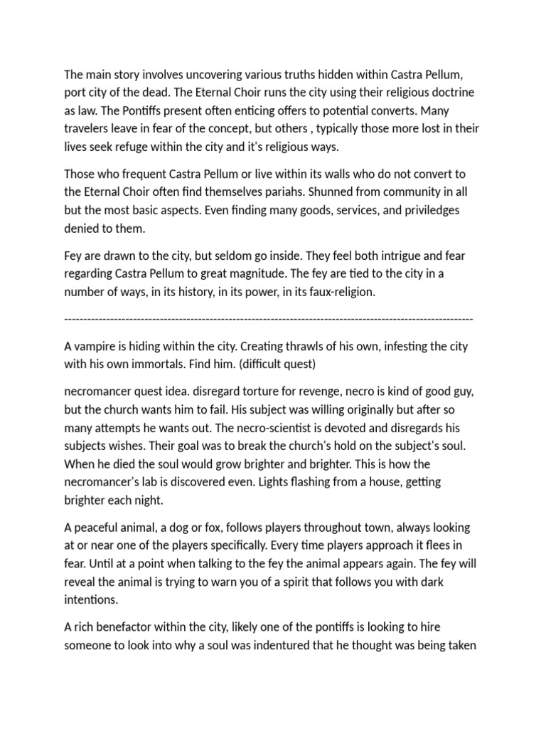 Story Plot | PDF
