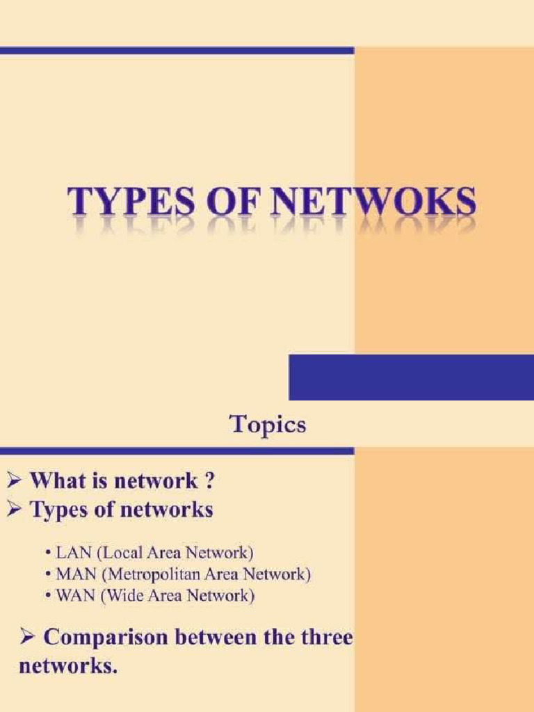 Types of Networks) GD7 | PDF