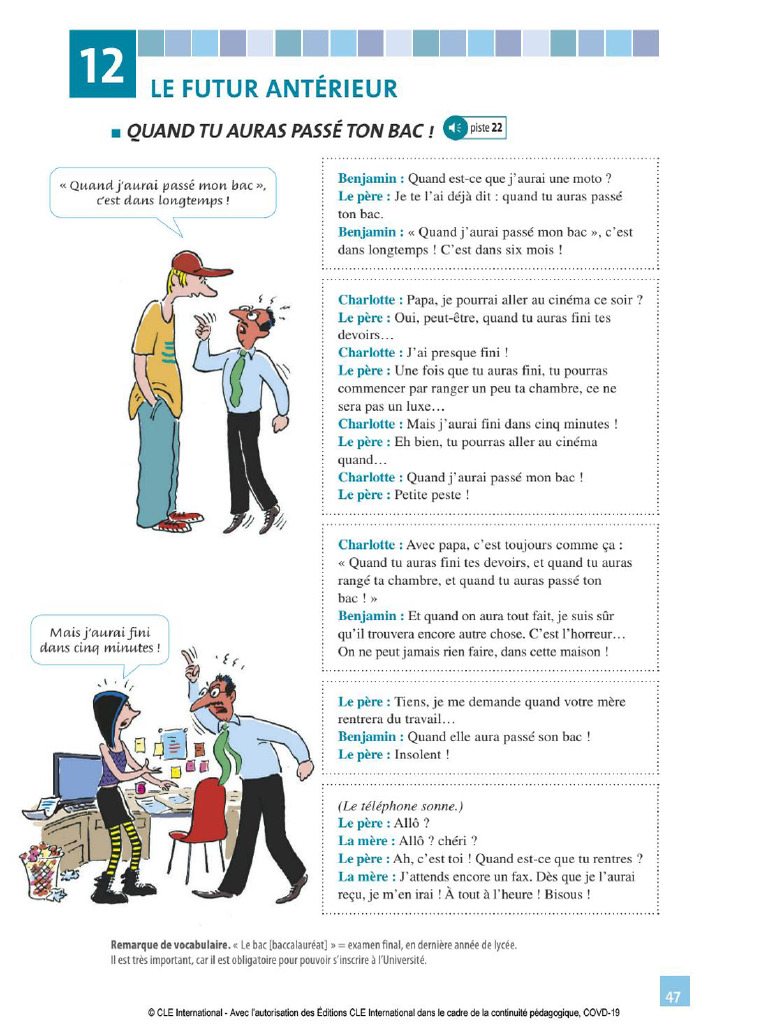 Futur Antérieur | PDF