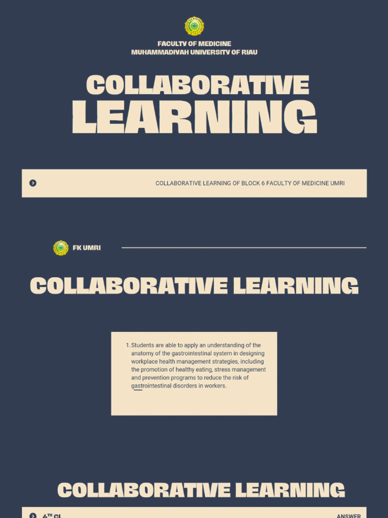4TH Point of Collaborative Learning Block 6 | PDF