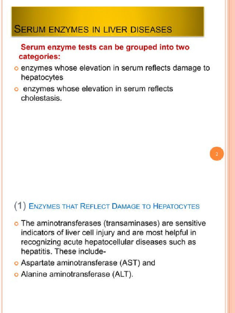 Liver Enzymes | PDF