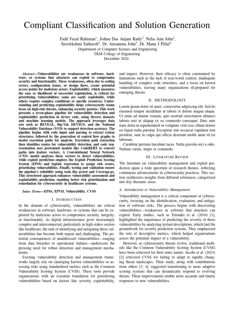 IEEE Review Paper Template | PDF | Machine Learning | Deep Learning