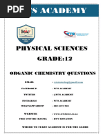 Grade 12 Organic Chemistry Notes | PDF