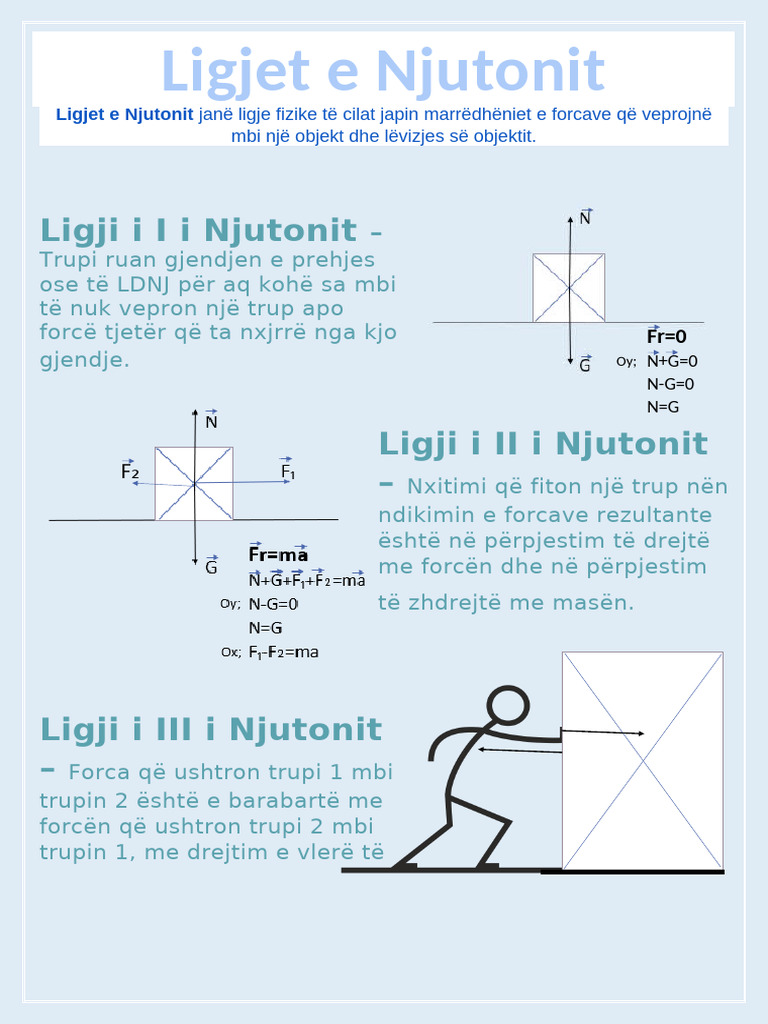 Ligjet e Njutonit | PDF