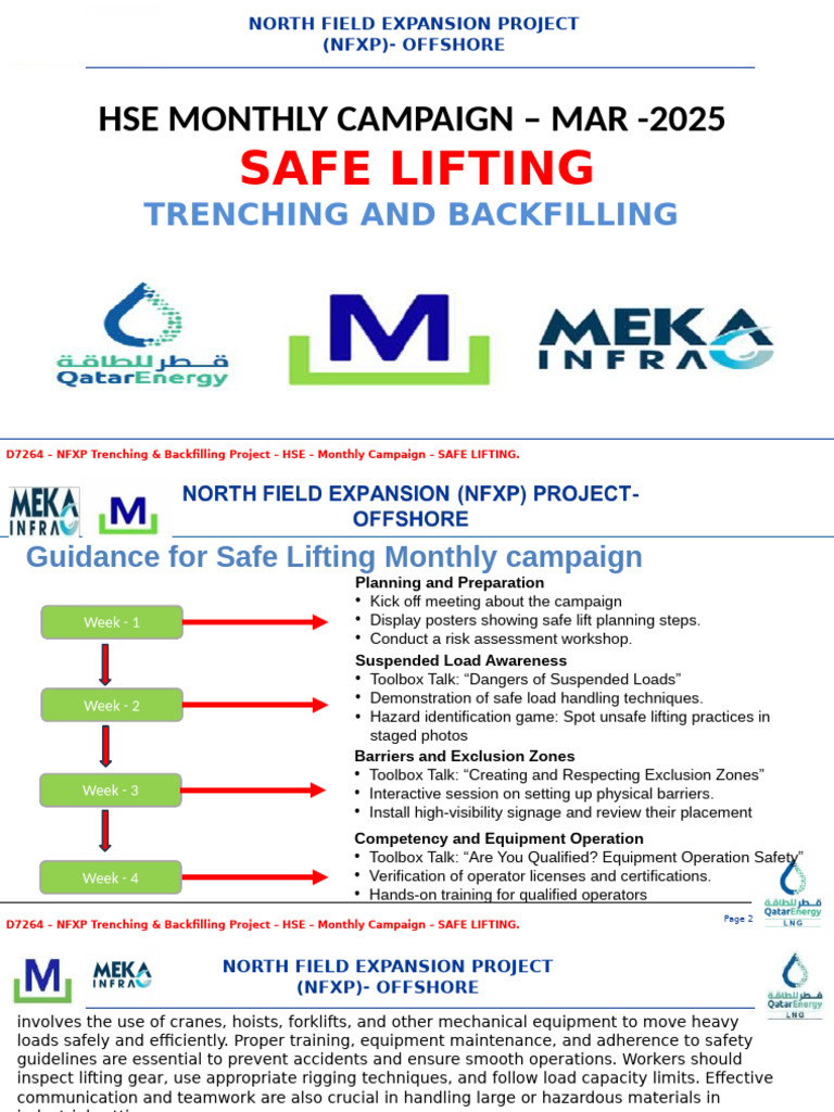 Safe Lifting Campaign | PDF | Occupational Safety And Health | Safety