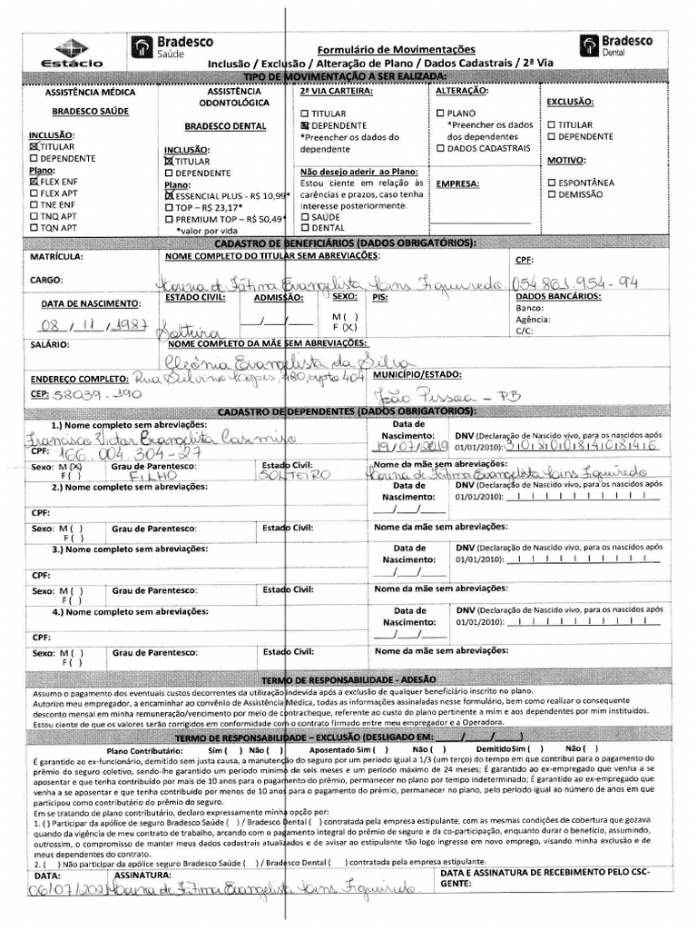 Lorena - Ades. Plano Saúde | PDF