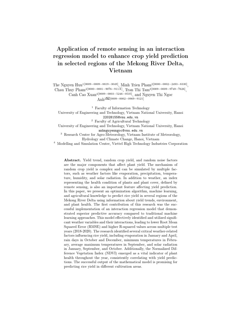 Manuscript ID 37 - ICAMCS 2024 | PDF | Regression Analysis | Cross Validation (Statistics)