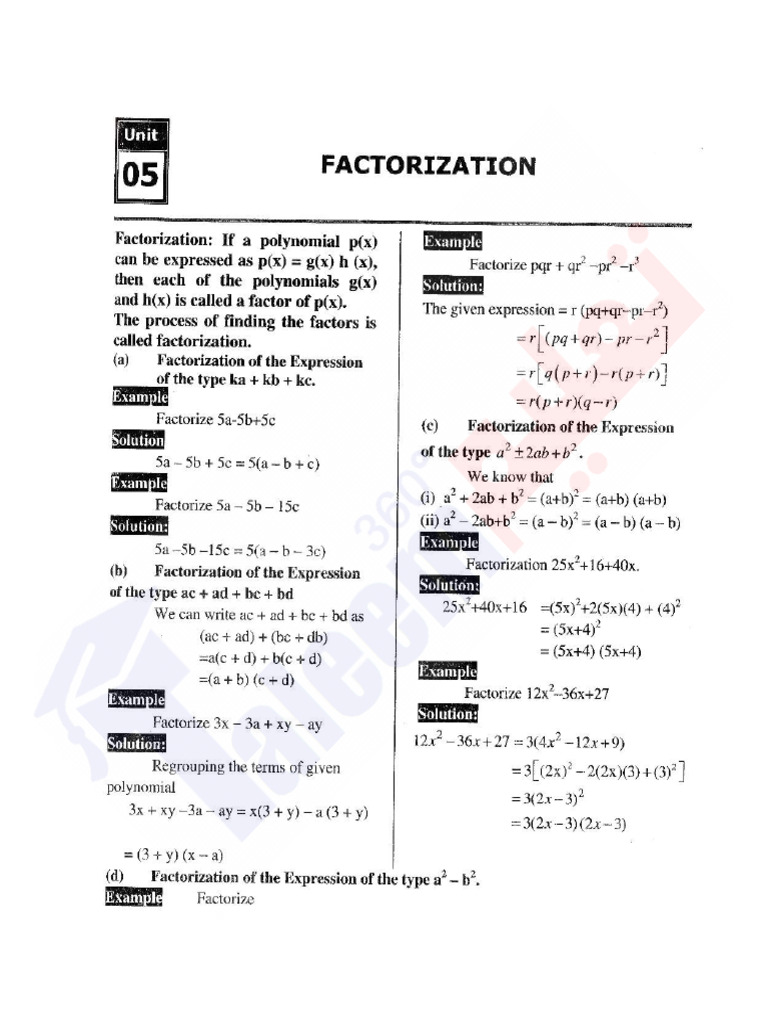 9th Maths Chap5 | PDF