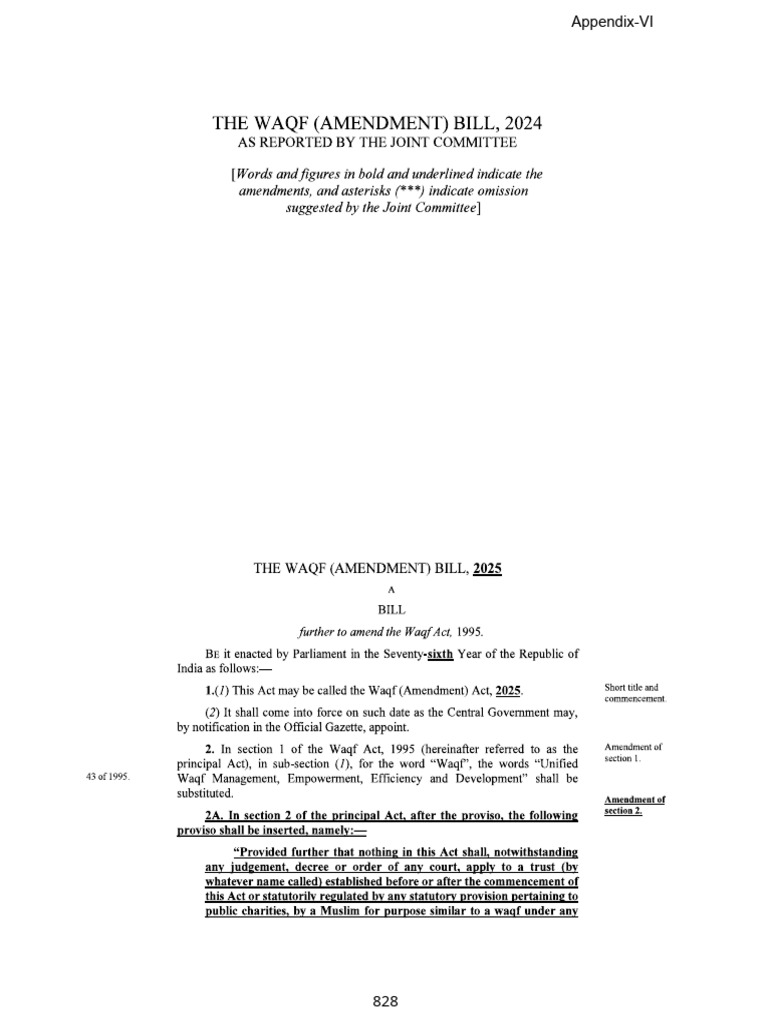 wafq bill | PDF