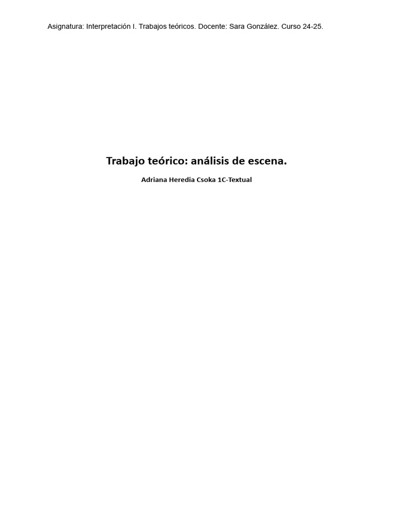 Análisis El Anillo | PDF