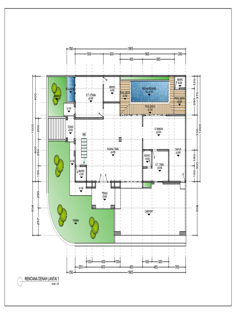 DENAH RENCANA-00 | PDF