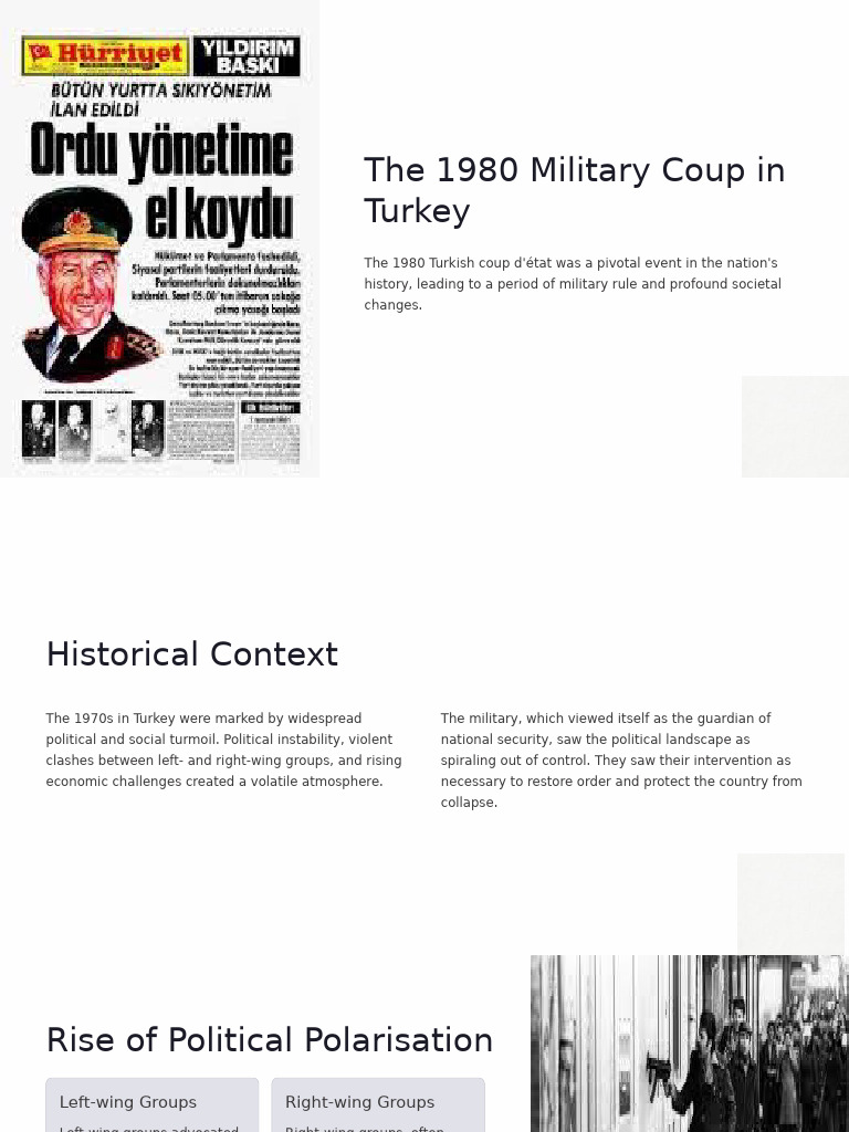 The 1980 Military Coup in Turkey | PDF | Political Science | Government