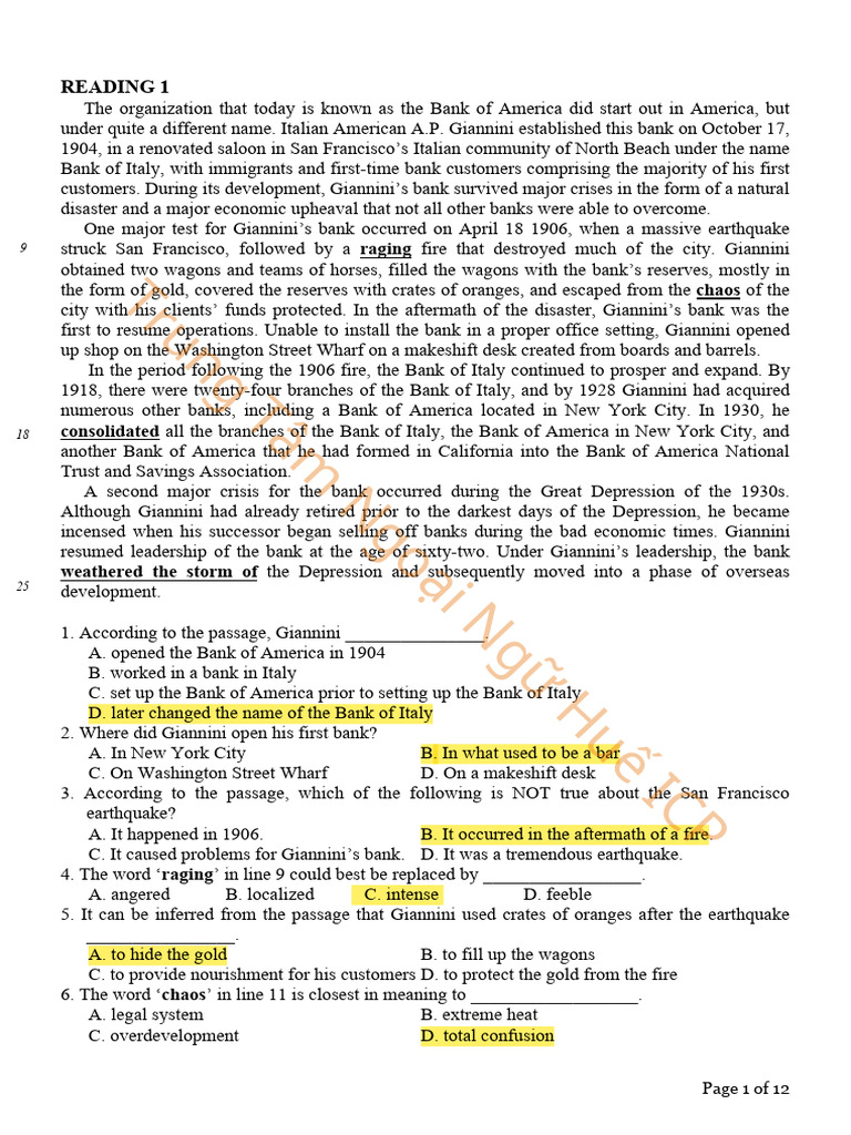 (Key) Reading 1 + Reading 2 | PDF | Mars | Water