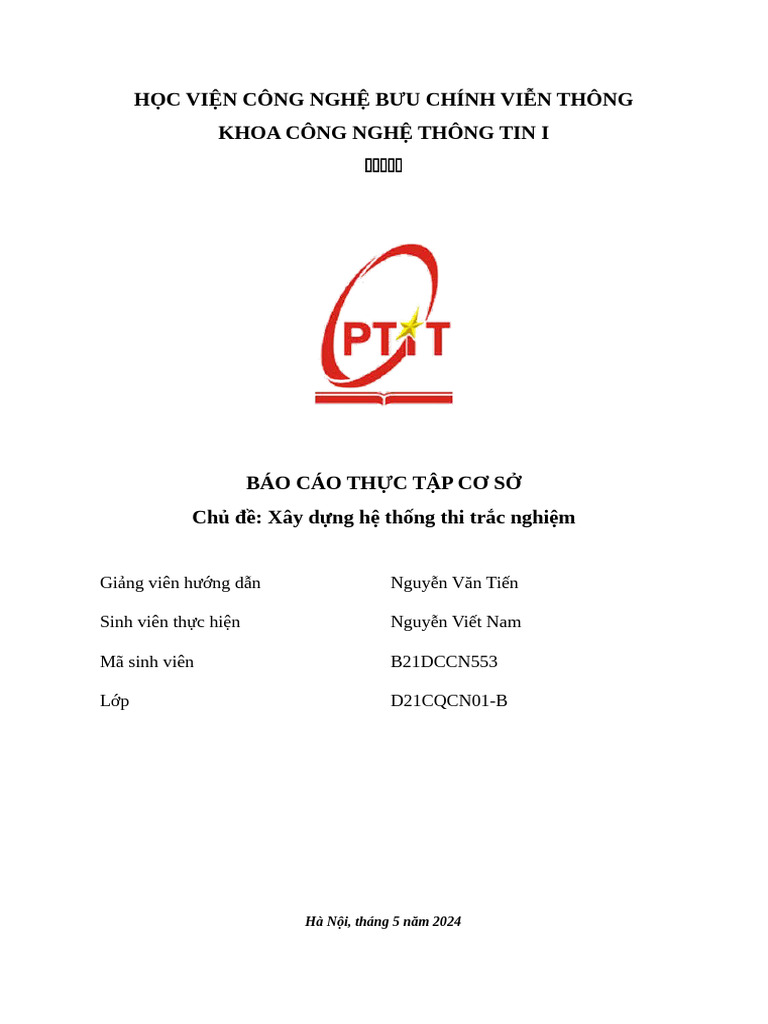TTCS_B21DCCN553 | PDF